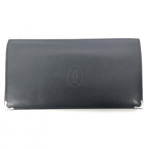 Cartier | Bags | Cartier Long Wallet Cabochon Leather Black | Poshmark